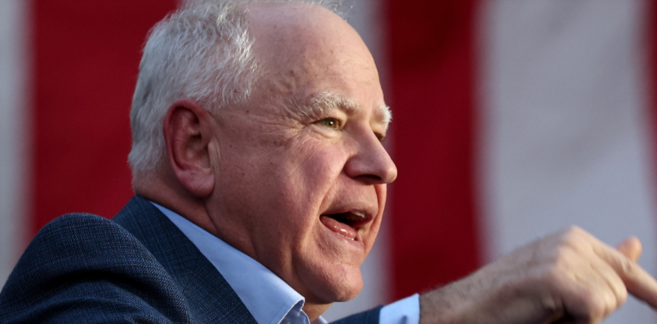 Tim Walz Endorses Anti-Gun Activist David Hogg For DNC Vice Chair