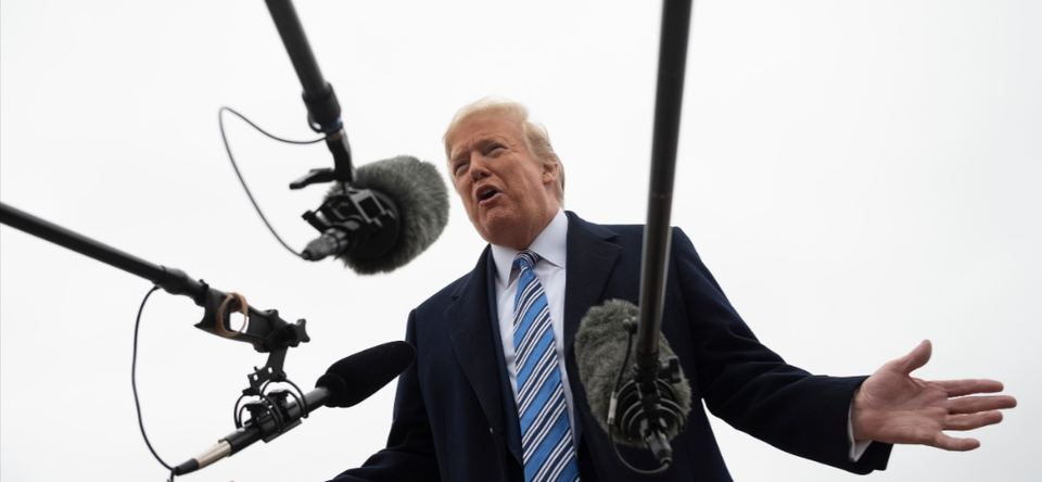 SEE IT: Reporter Accidentally Hits Trump In Face With Microphone